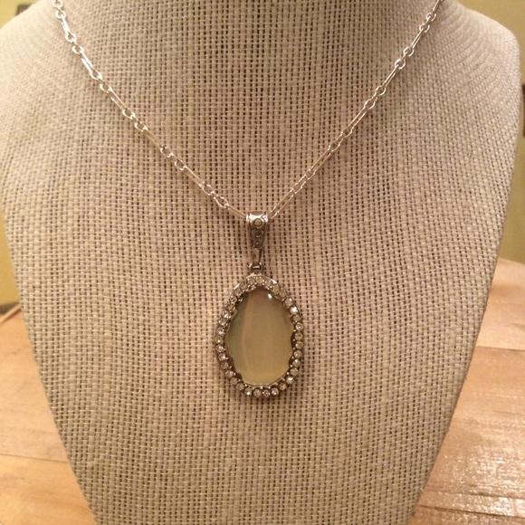Handmade | Jewelry | Authentic Sterling Silver Chain With Cz Pendant ...